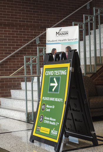 Mason’s required COVID-19 testing helps keep campus safe - University Life